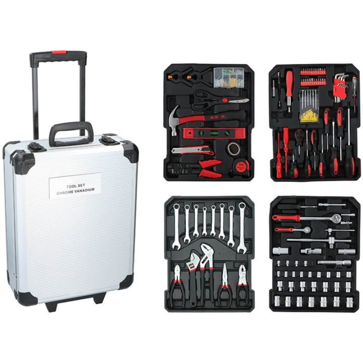 Kjøpe KINZO Tool Set 187 Deler Aluminiumskoffert | Teknikproffset