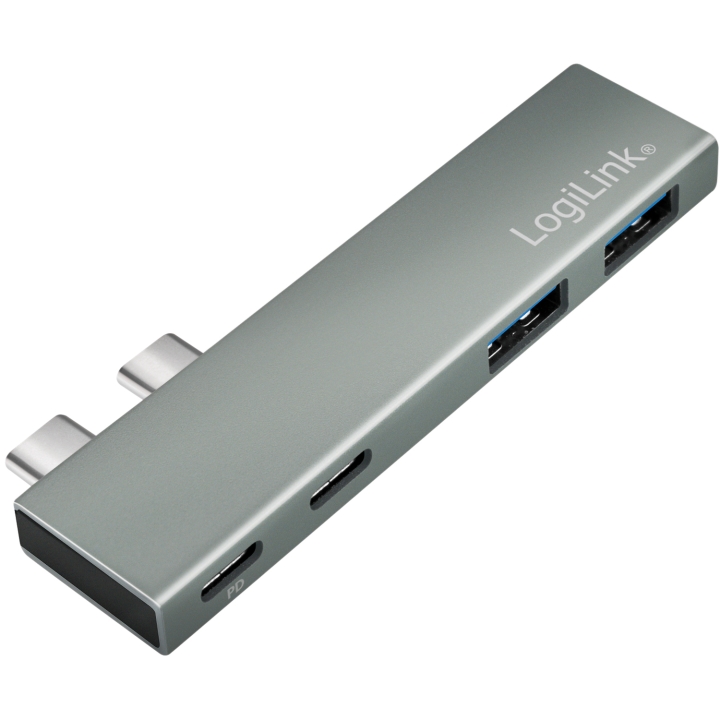 Kjøpe LogiLink Dobbel USB 3.2 Gen2x2-hub med 4 porter PD 100W | Teknikproff