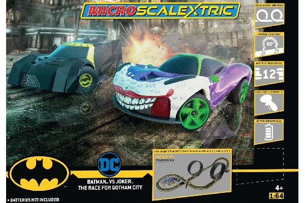Kjøpe SCALEXTRIC Micro Set Batman vs Joker Race For Gotham City | Teknikpro