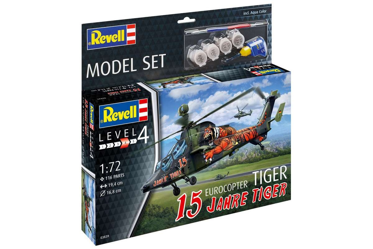 Kjøpe Revell Model Set Eurocopter Tiger '15 Years Tiger' 1:72 | Teknikproff